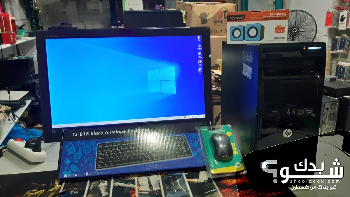جهاز كمبيوتر مكتبي I5 جيل ثاني Hp شو بدك من فلسطين؟